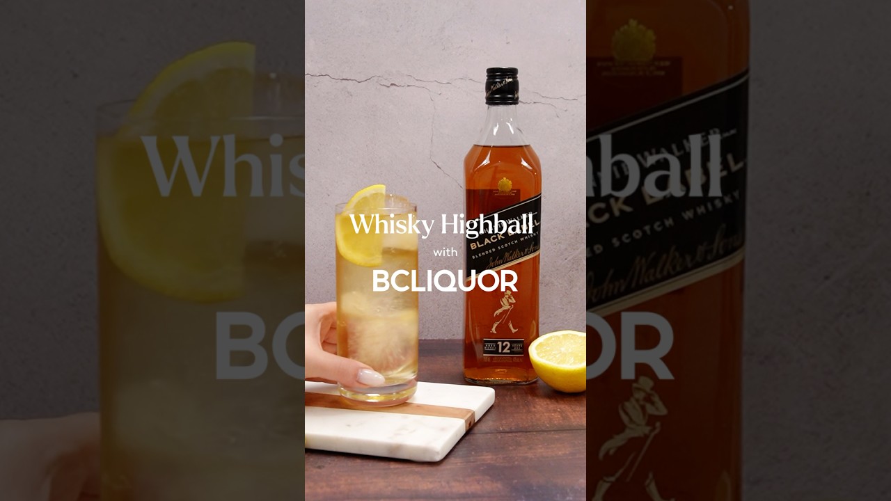 Learn how to make a classic Whisky Highball with Johnnie Walker Black Label | #BCLCocktails