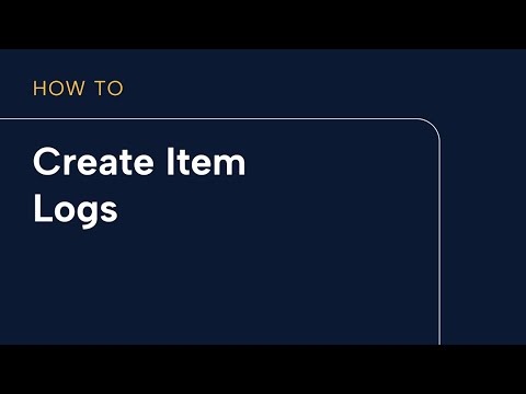 Item Logs