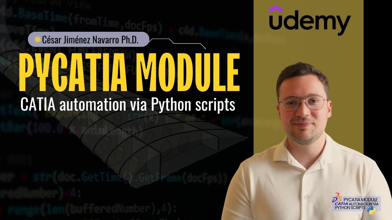 Udemy course - PyCATIA module: CATIA automation via Python scripts