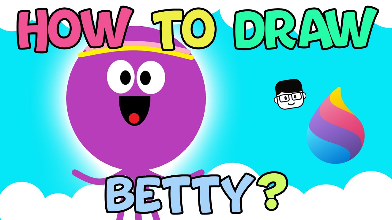 How to draw Betty from Hey Duggee | Digital Art for Kids | Easy Drawing for Kids Step by Step