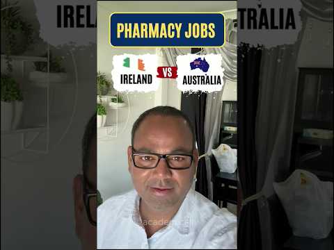 Pharmacy Jobs : Ireland Vs Australia #shorts #pharmacyjobs #ireland #australia #drakramahmad