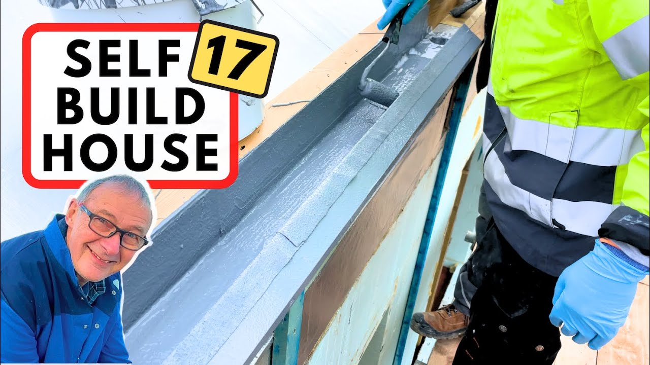 Hidden Box Gutter Installation - Self Build House 17