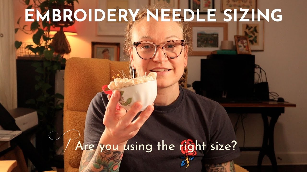 Embroidery Needle Sizing EXPLAINED - How To Find The Right Size