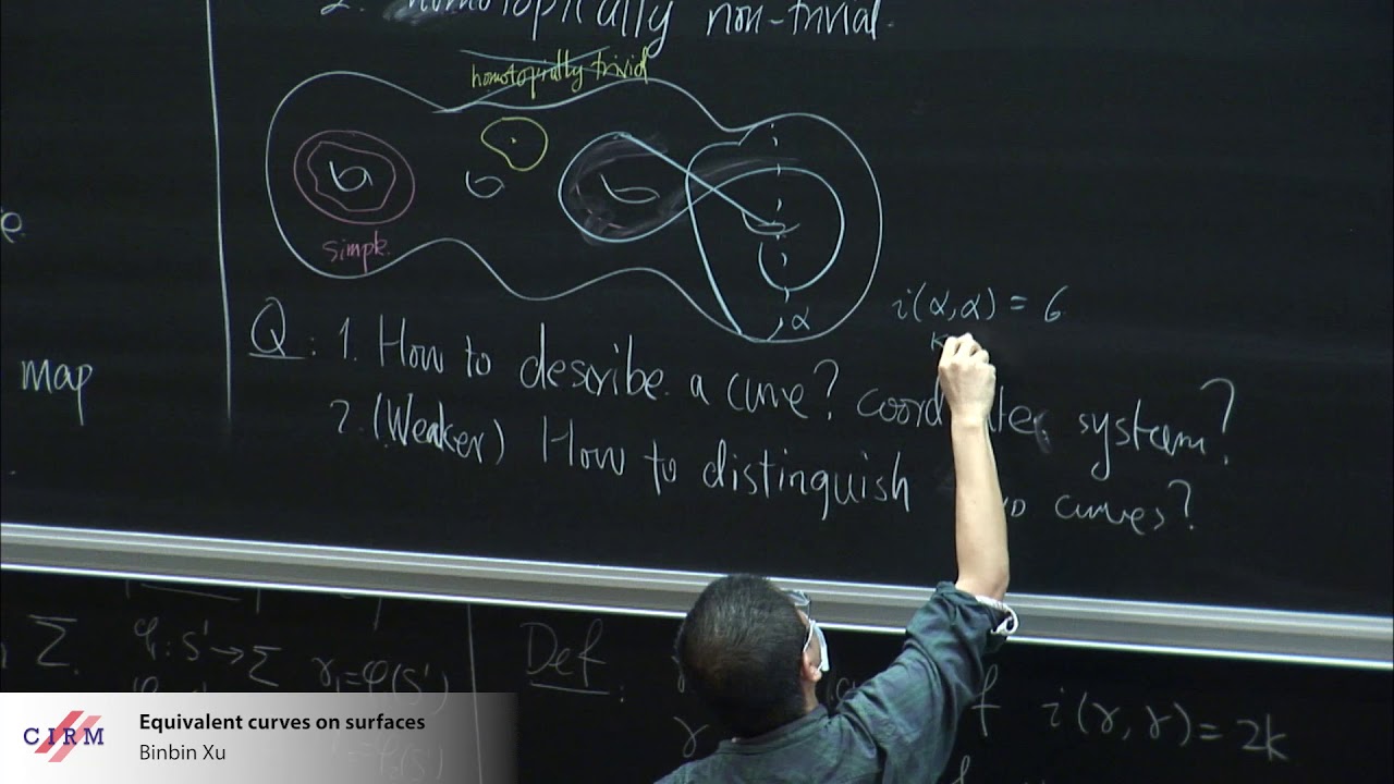 Binbin Xu: Equivalent curves on surfaces