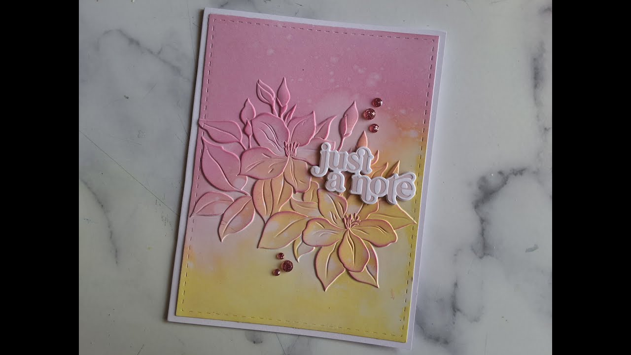 Check out this EASY 3D Embossing Folder Technique!!