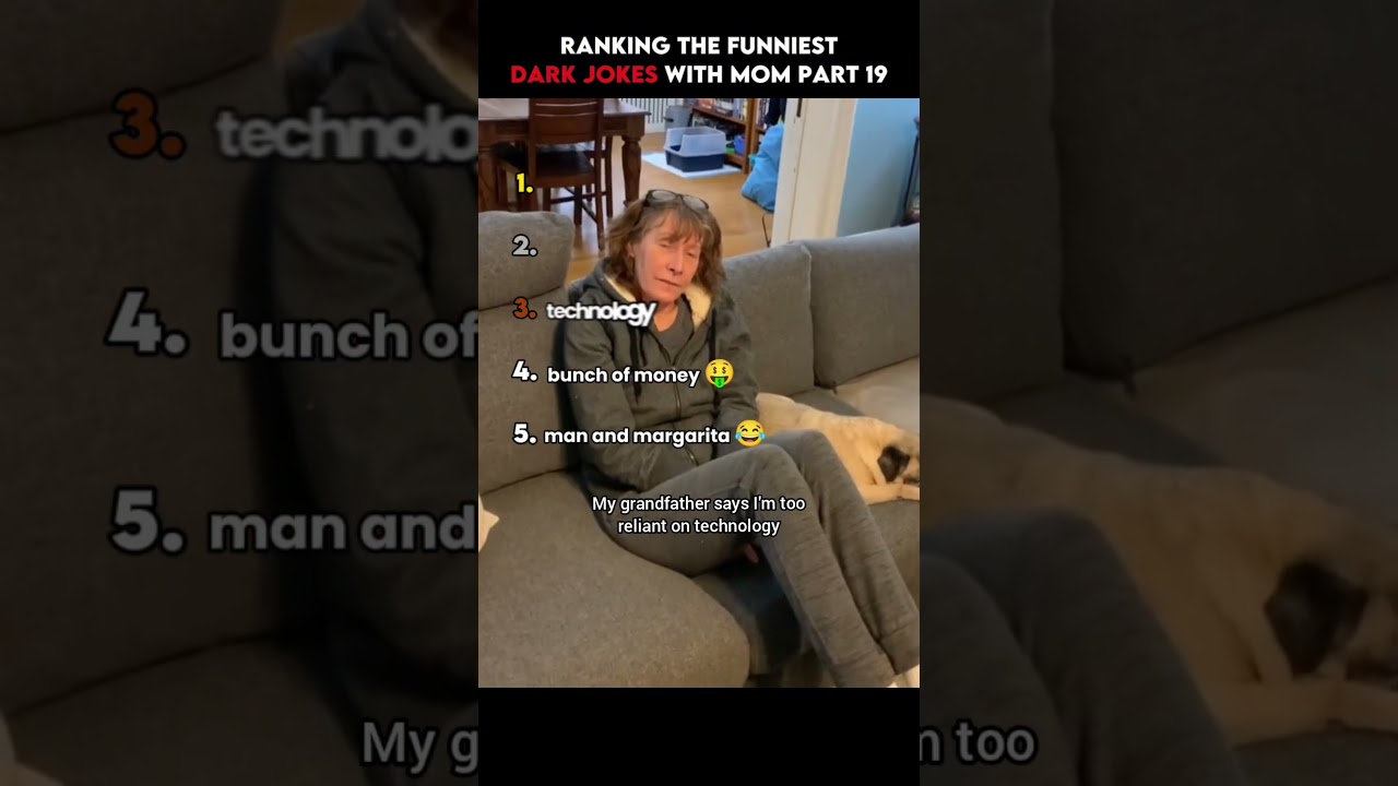 Ranking the Funniest Dark Jokes With Mom Part 19 😳😂 #shorts #funny #joke #darkhumor