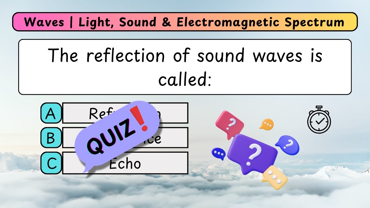 Waves | 20 Challenging Physics MCQs with Answers | All Competitive Exams