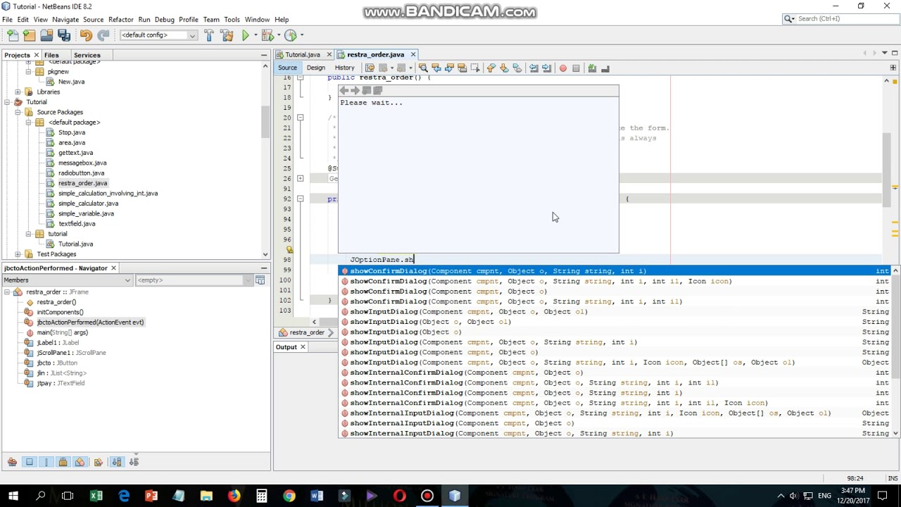 JAVA Tutorial 12 - How to use List Box in JAVA
