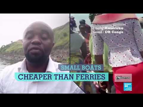 Boat capsizes in Lake Kivu, Democratic Republic of Congo