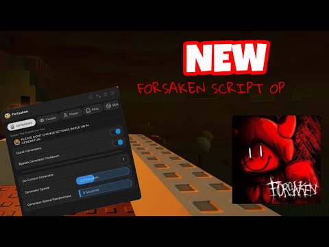 [NEW] Forsaken Script OP! [2025] - Auto Generators | Auto Block | Infinite Stamina￼ | ESP | Aimbot