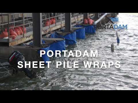 Portadam Sheet Pile Wraps