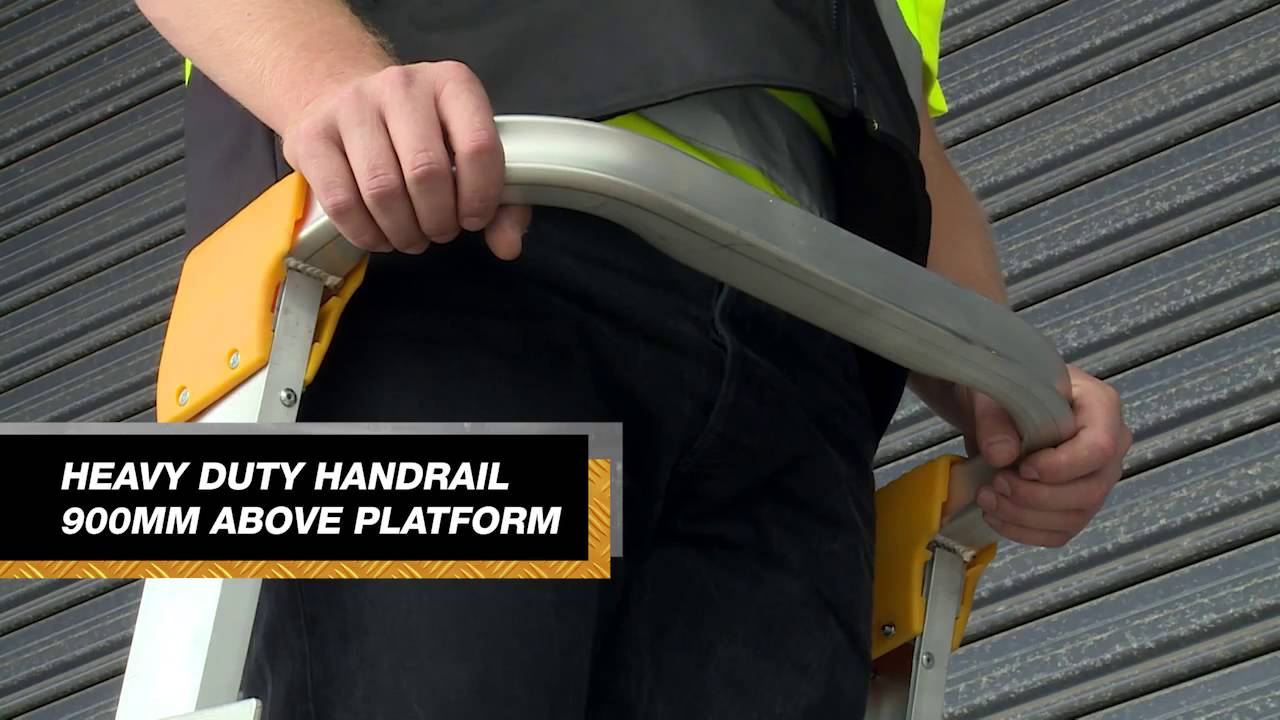 Gorilla Adjustable Platform Ladder   PL0406 I