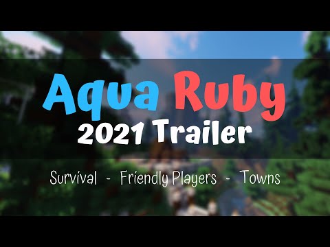 Aqua Ruby Community - Whitelist - Minecraft Survival Server IP
