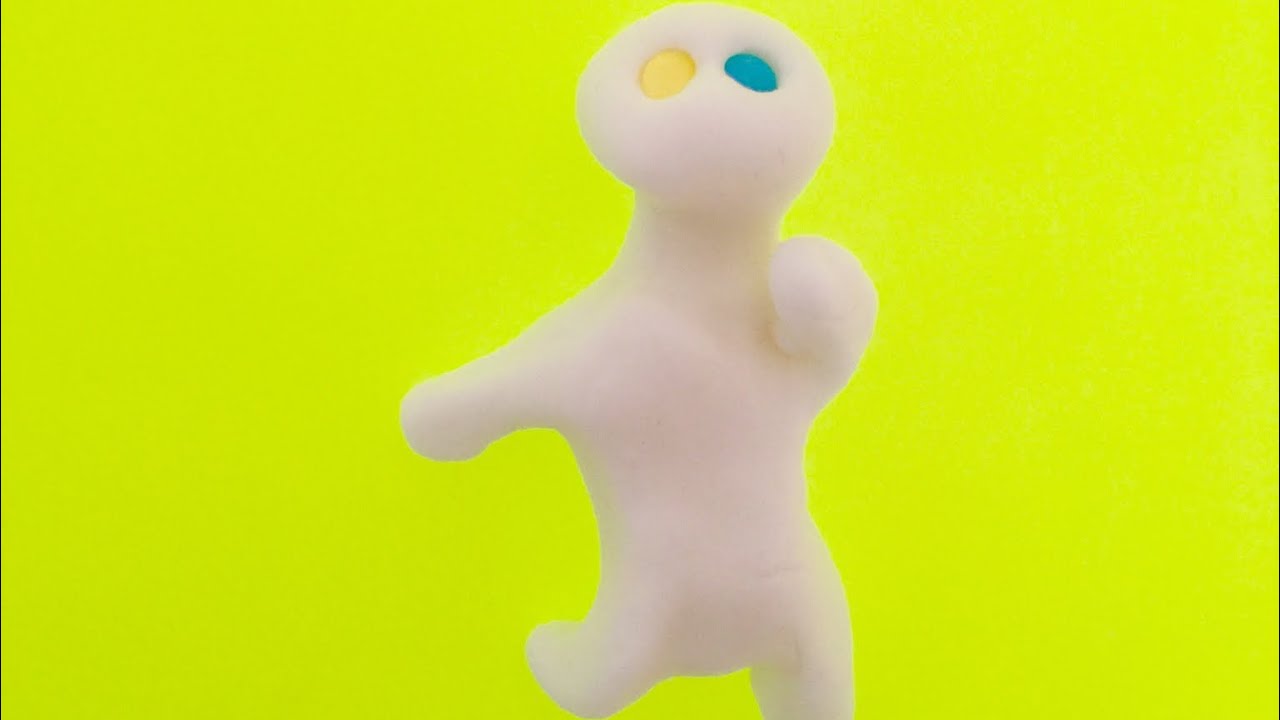 Running Alien cake topper