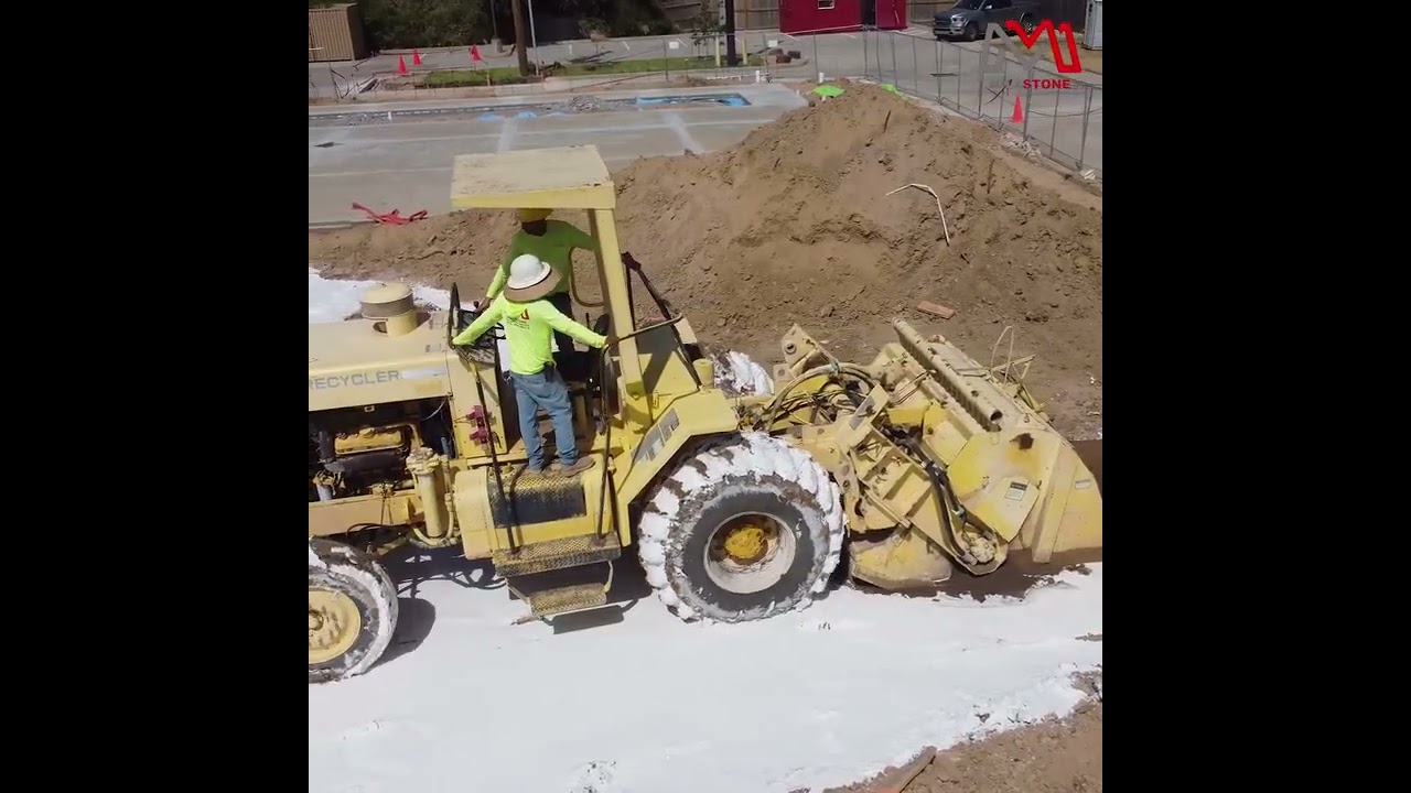 Soil stabilization with slurry lime