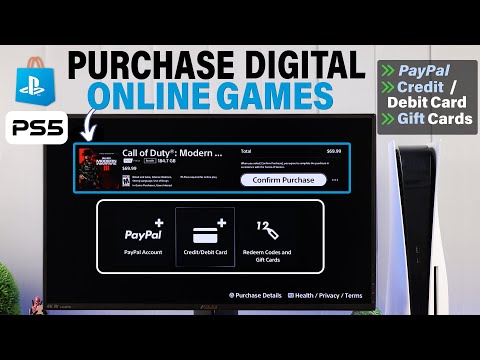 How to Buy Games on PS5 With Gift Card! [Include Debit/Credit Card & Wallet Funds]