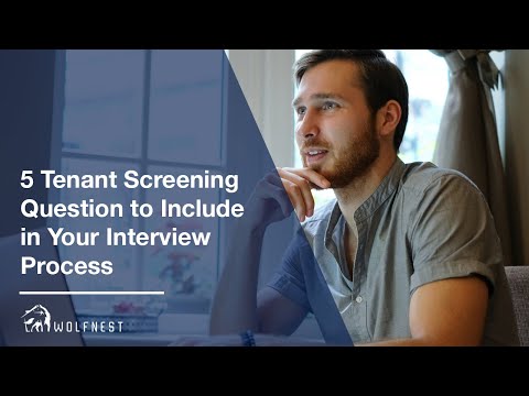 5 Tenant Screening Questions to Include in Your Interview Process