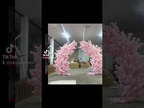Multiple styles fake cherry blossom trees for wedding decor