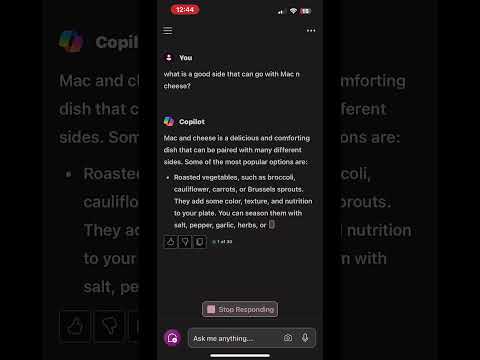 Trying Out Microsoft Copilot AI App for iPhone | #youtube #shorts #ai #microsoft