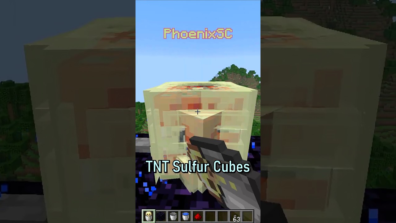 Sulfur Cube instant travel.