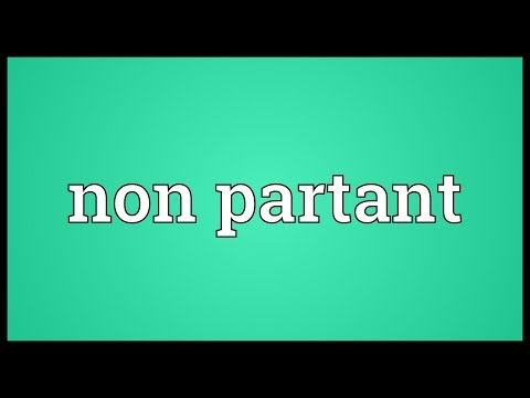 Non partant Meaning