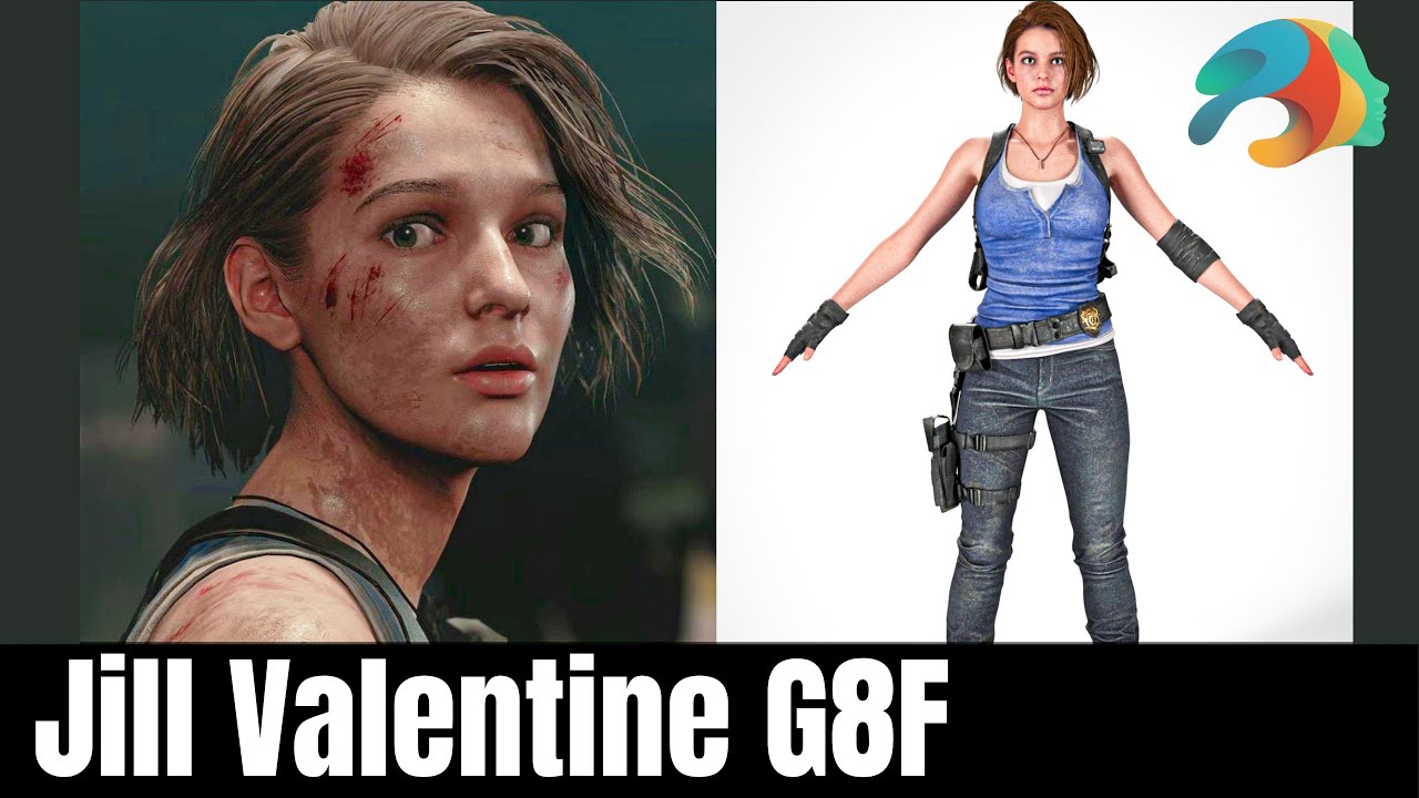 Daz Studio 4.15 | Jill Valentine for Genesis 8 female (RE3) download and testing.