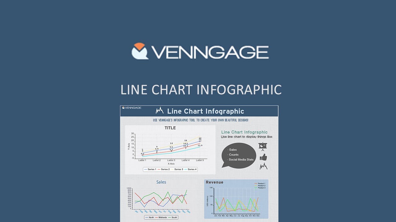 Venngage Line Chart Infographic