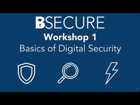 Video Workshops | SAU BSecure