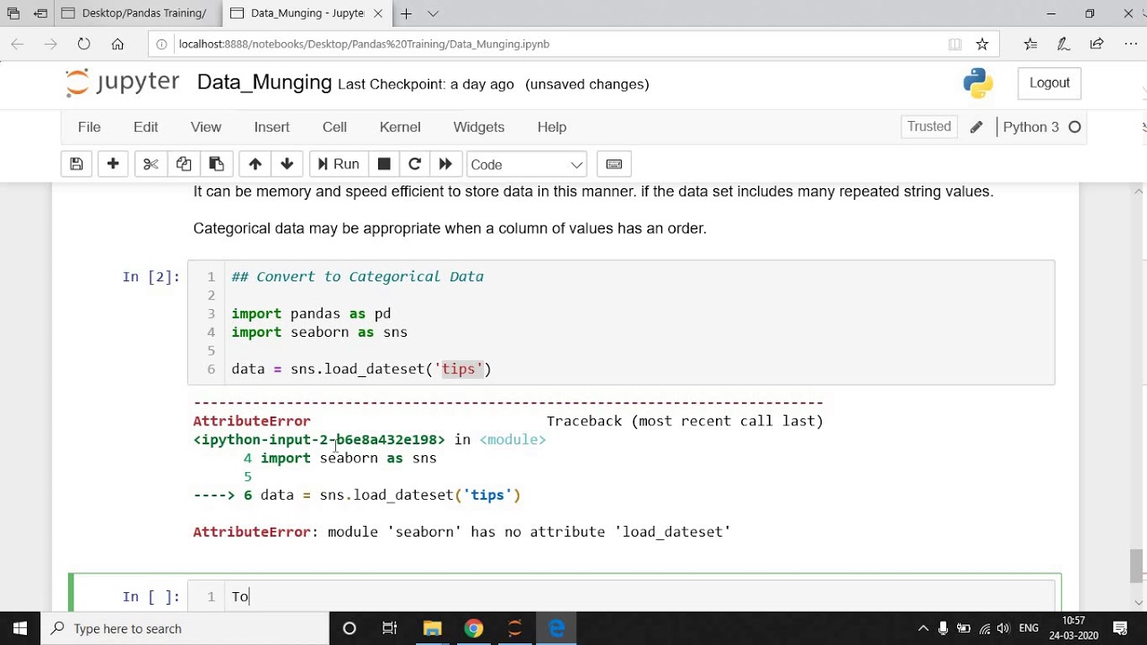 09 Categorical data conversion in pandas