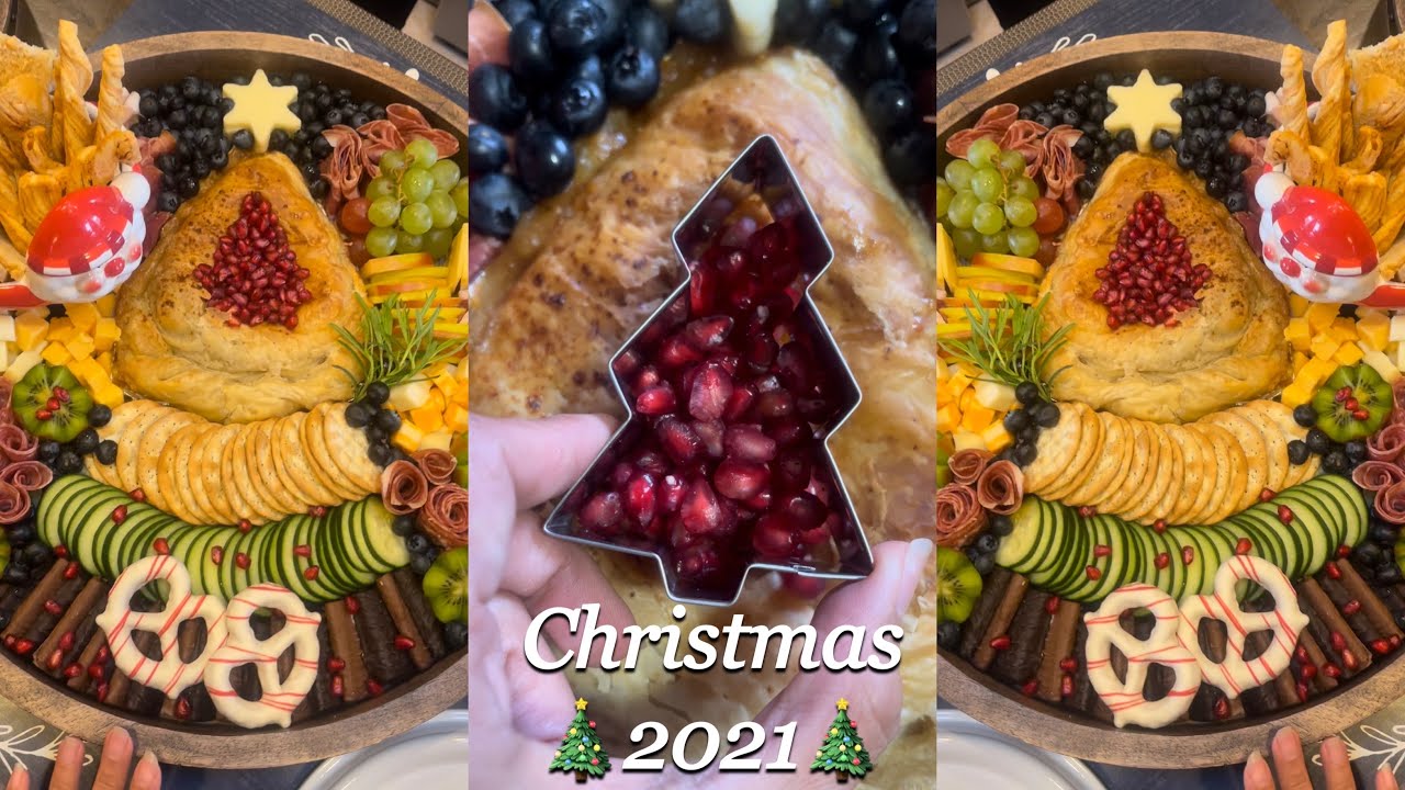 CHRISTMAS TREE CHARCUTERIE BOARD || Celebrate w/ this Holiday Cheeseboard by MomZee Kitchen #shorts