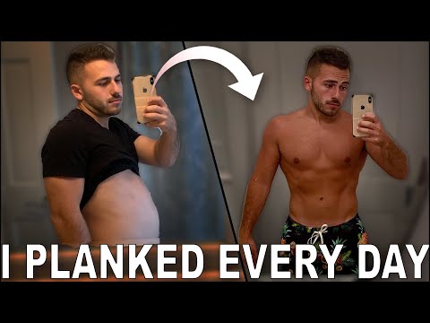 What Planking Every Day for a Month Did to This Guy’s Body