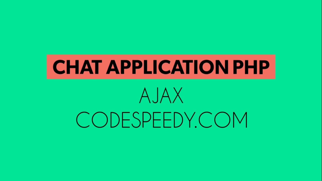 Chat Application With File Sharing System PHP AJAX Free Source Code