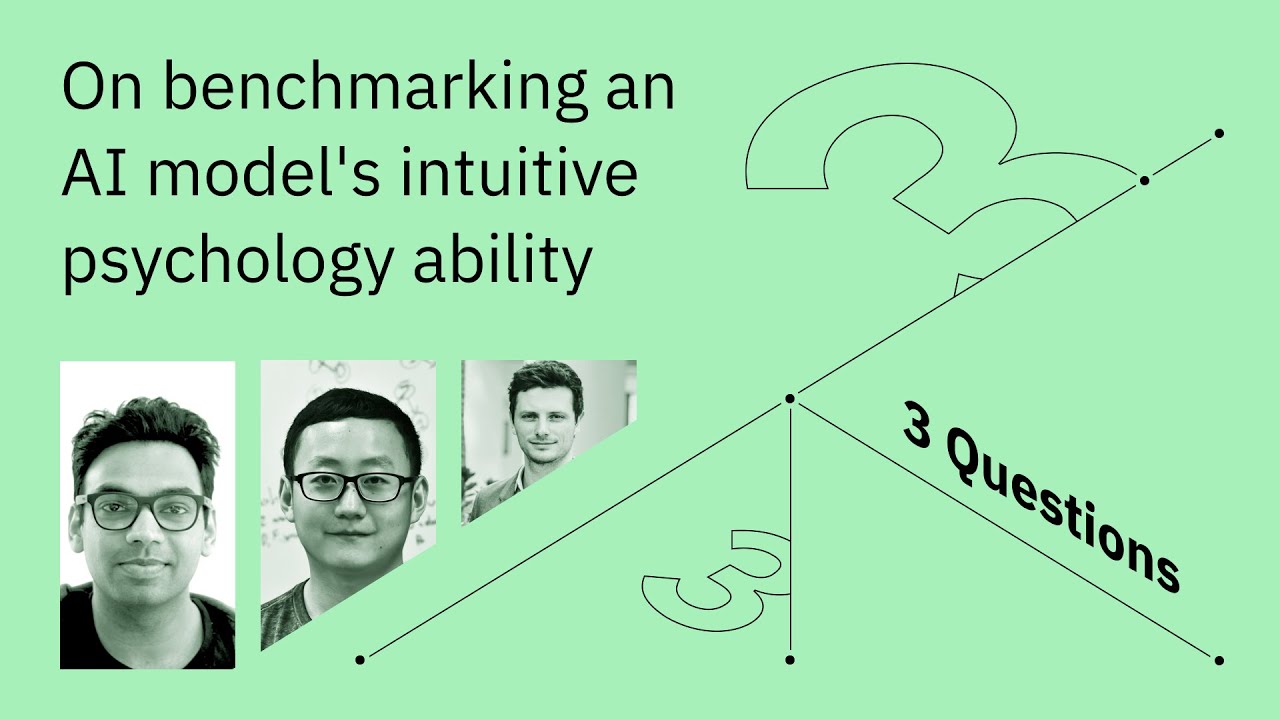 Benchmarking an AI model's intuitive psychology ability