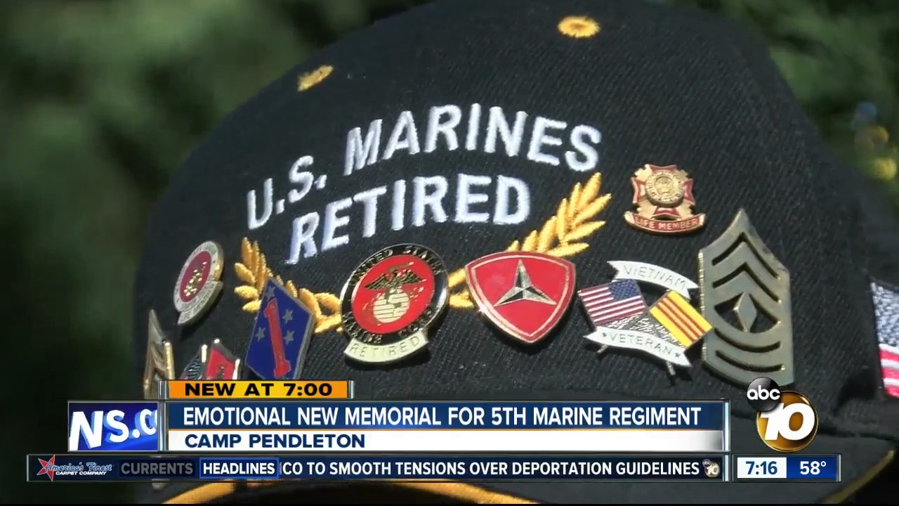 Camp Pendleton Marines brought to tears during emotional gathering