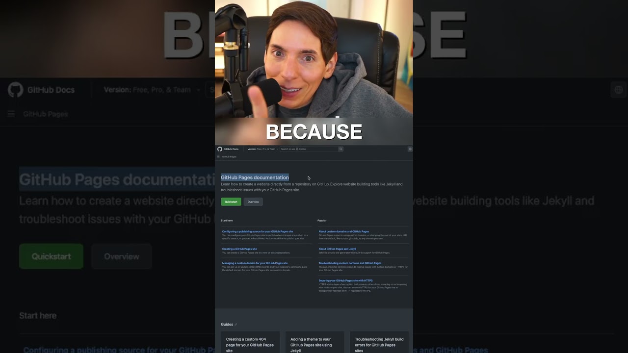 Free Websites on GitHub