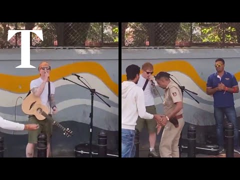 Police Shut Down Ed Sheeran’s Street Performance - Mix 103.1