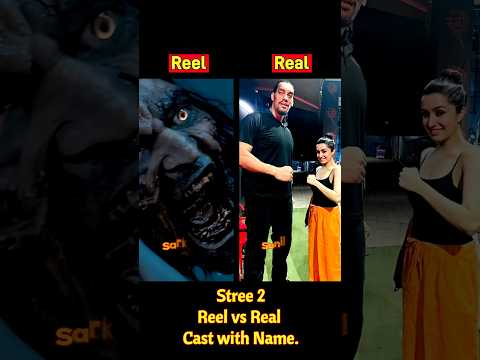 Stree 2: Meet the Real Life Characters.#cast #stree2 #shorts