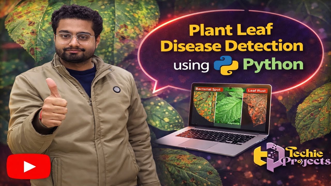 Plant Leaf Disease Detection using CNN Python | Image Processing Projects