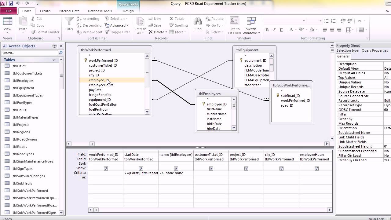 How to Link Tables in Microsoft Access | Free Access Tutorial | ReportingGuru
