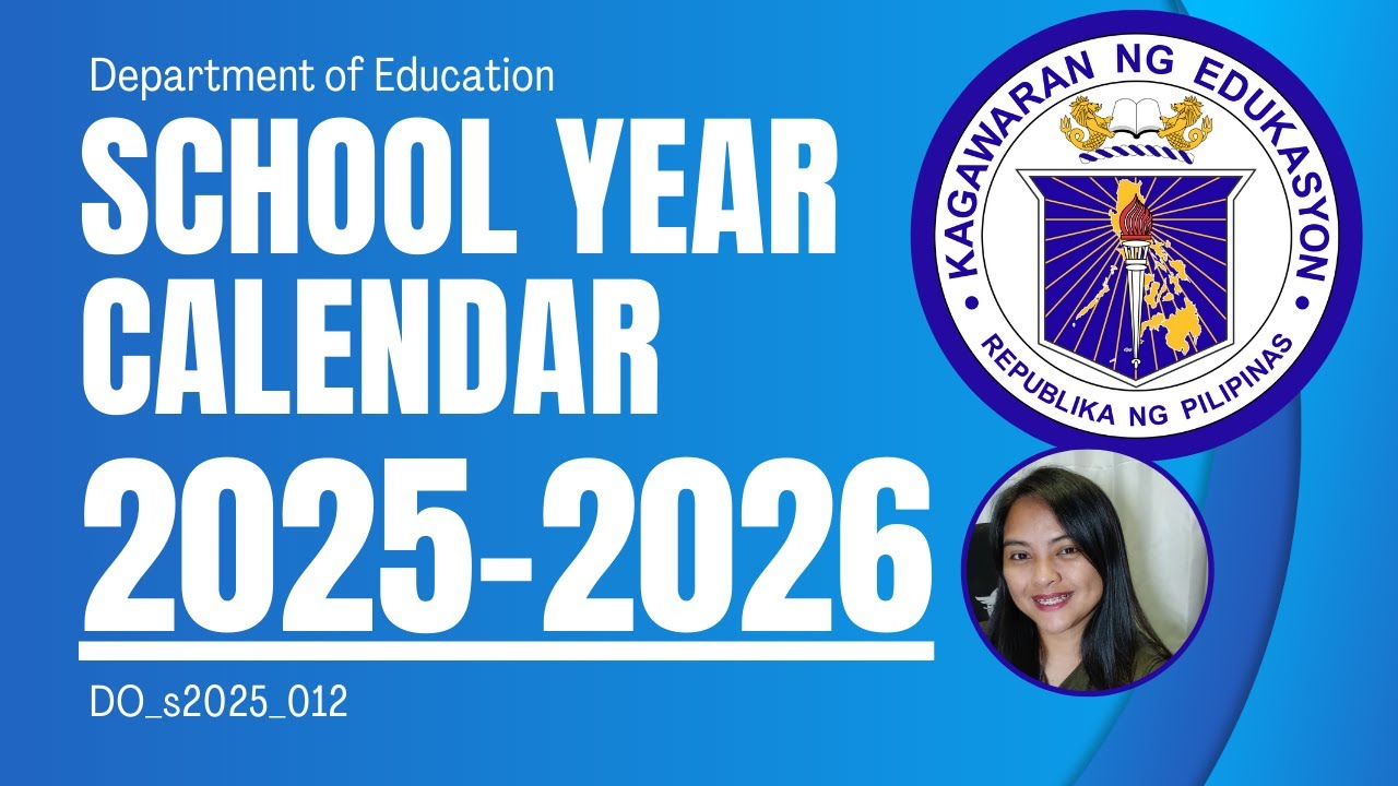DEPED SCHOOL CALENDAR SY 2025 2026 | DEPED PHILIPPINES MONTHLY SCHOOL CALENDAR ACTIVITIES