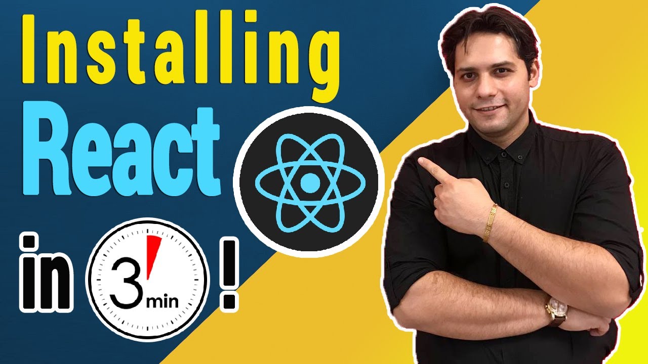 Installing React in 3 minutes ! | #React #nodejs #reactjs | 2022