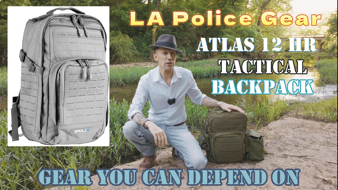 A solid Backpack is a Preppers essential! LA Police gear Atlas 12hr backpack