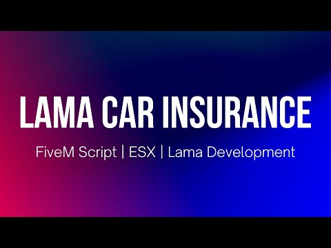 Car Insurance Script | FiveM ESX | Lama Development