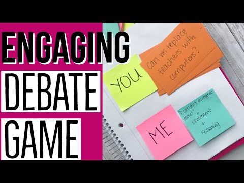 Engaging Classroom Games: DEBATE/ARGUMENT
