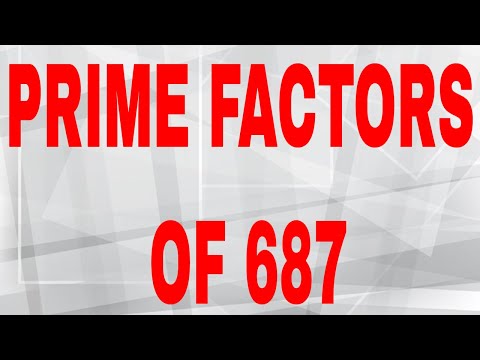 Prime factors of 687|Prime Factorization