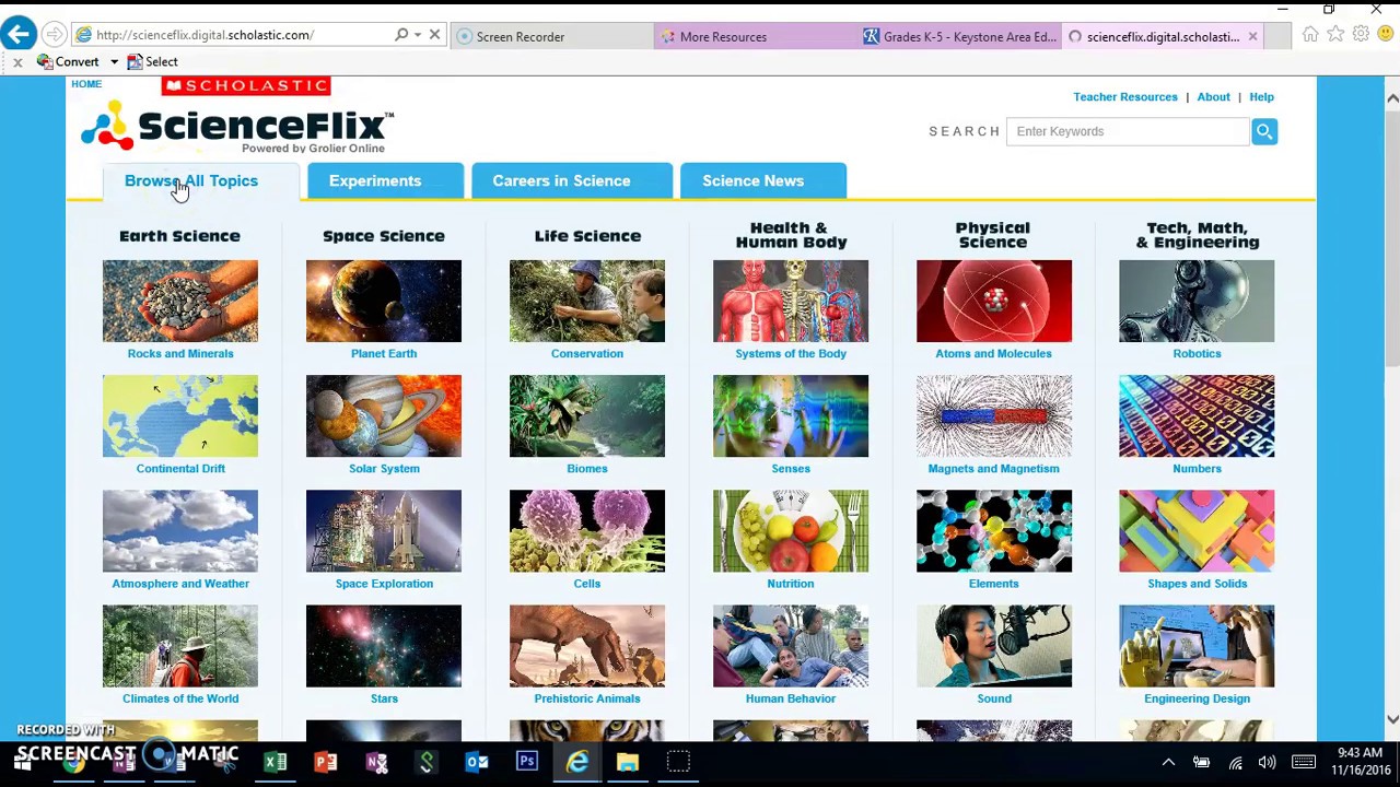 How to Use ScienceFlix - Keystone Resources