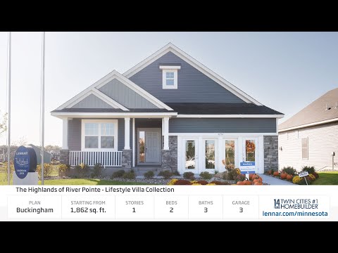 Buckingham | Model Home | The Highlands of River Pointe: Lifestyle Villa Collection