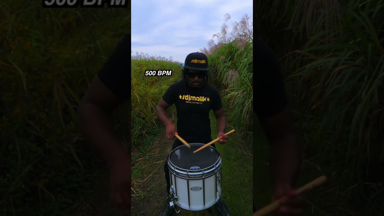 500 BPM Triple Stroke Roll (Maxed Metronome)