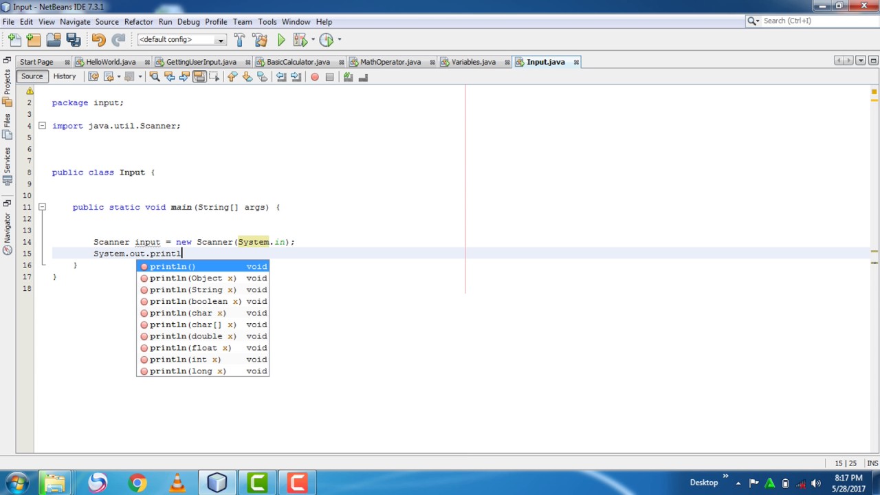 Java Programming Tutorial   3   Getting User Input x264
