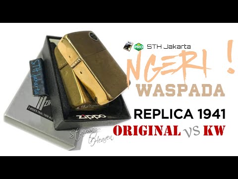 WASPADA zippo Replica 1941 banyak KW, tips bedain Original vs KaWe Palsu CARA GAMPANG di STH Jakarta